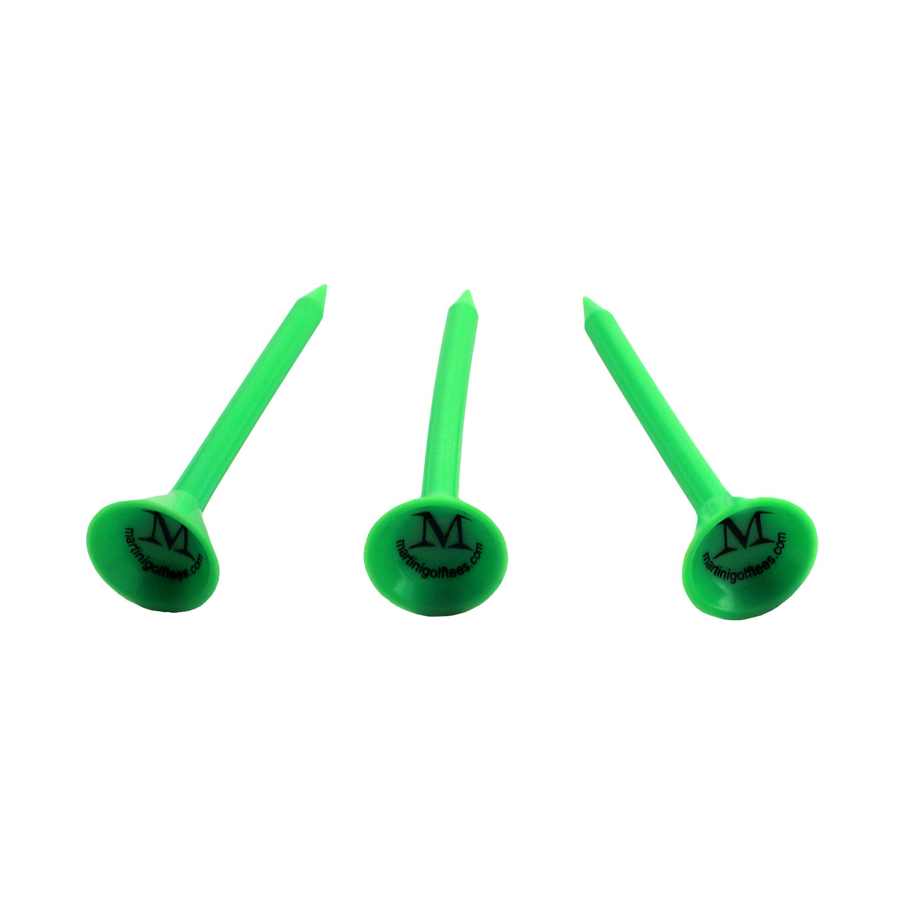 ProActive Sports Martini Golf 3-1/4" Durable Plastic Tees 5-Pack (Green)