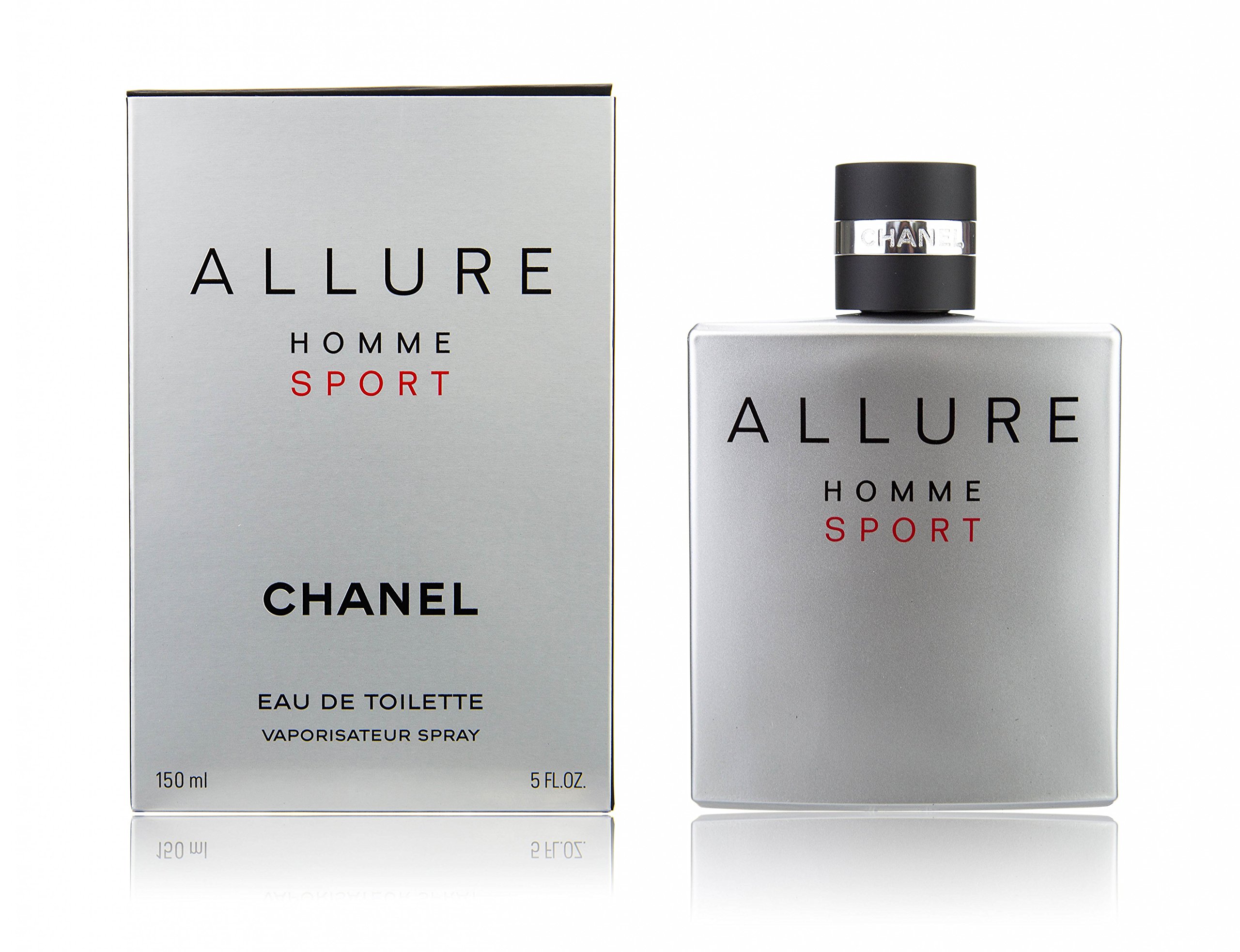 Chanel Allure Homme Sport for Men Eau De Toilette Spray, 5.0 Oz