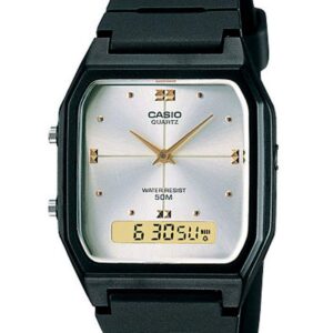 Casio #AW48HE-7AV Men's Analog Digital Dual Time Zone Watch