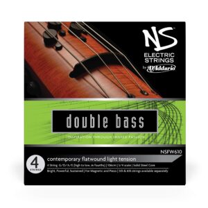 D'Addario NS Electric Contemporary Bass String Set, 3/4 Scale, Medium Tension