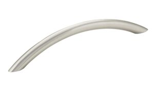 richelieu hardware bp39965195 douglaston collection 5 1/16-inch (128 mm) center-to-center brushed nickel modern cabinet and drawer pull handle for kitchen, bathroom, and furniture