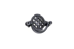 richelieu hardware bp2381964906 provence collection 2 1/2-inch (64 mm) center-to-center anthracite traditional cabinet and drawer pull handle for kitchen, bathroom, and furniture