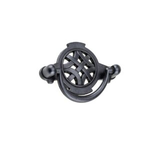 Richelieu Hardware BP2381964906 Provence Collection 2 1/2-inch (64 mm) Center-to-Center Anthracite Traditional Cabinet and Drawer Pull Handle for Kitchen, Bathroom, and Furniture