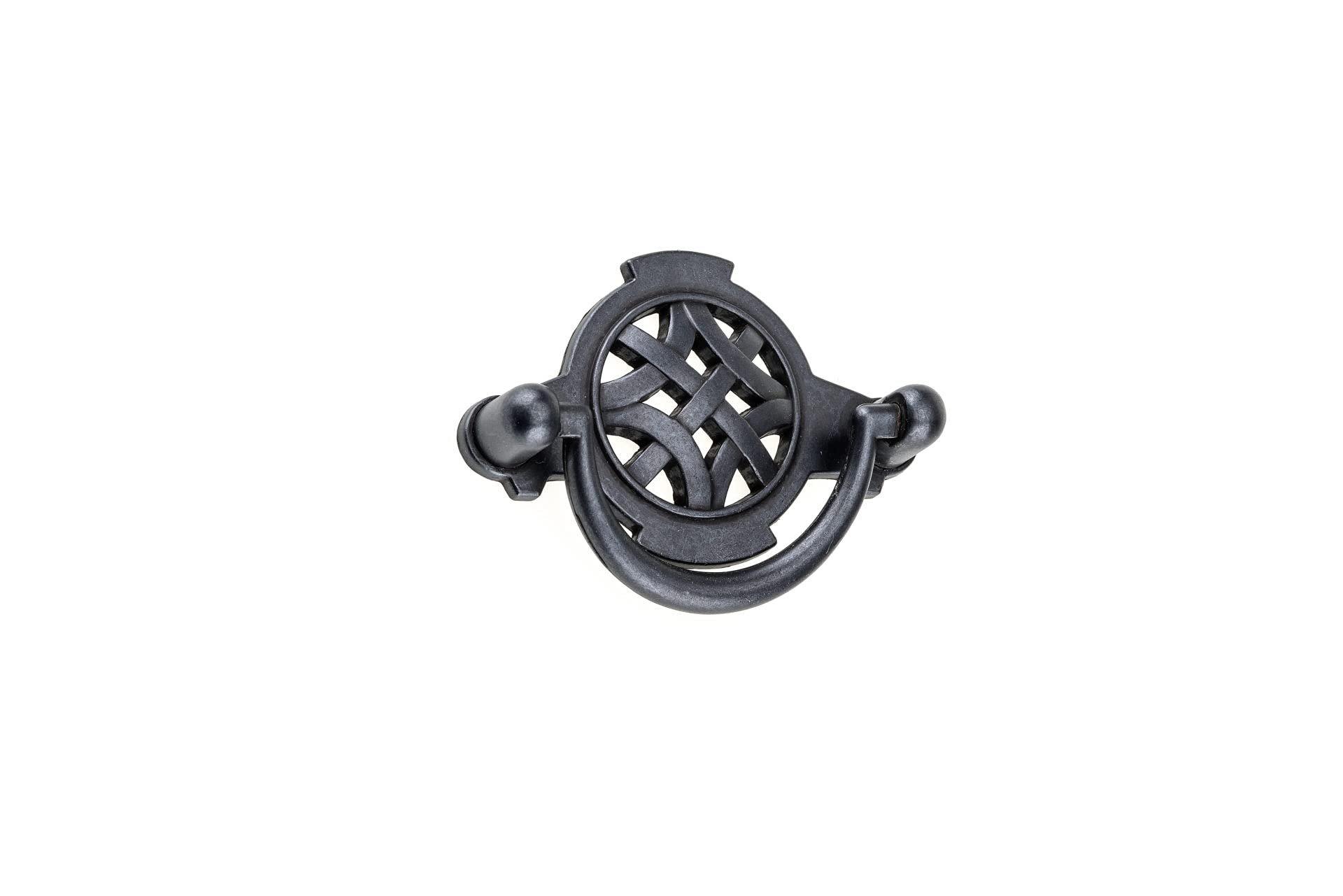 Richelieu Hardware BP2381964906 Provence Collection 2 1/2-inch (64 mm) Center-to-Center Anthracite Traditional Cabinet and Drawer Pull Handle for Kitchen, Bathroom, and Furniture