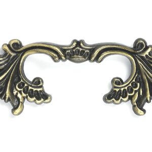 Richelieu Hardware BP36220AE Provence Collection 3-inch (76 mm) Center-to-Center Antique English Traditional Cabinet and Drawer Pull Handle for Kitchen, Bathroom, and Furniture