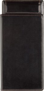 king jim leathafes a5e 1952lf badge holder (with cover), black