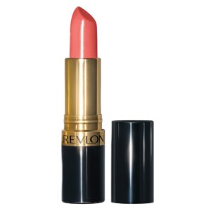 revlon super lustrous lipstick with vitamin e and avocado oil, cream lipstick in coral, 674 coral berry, 0.15 oz