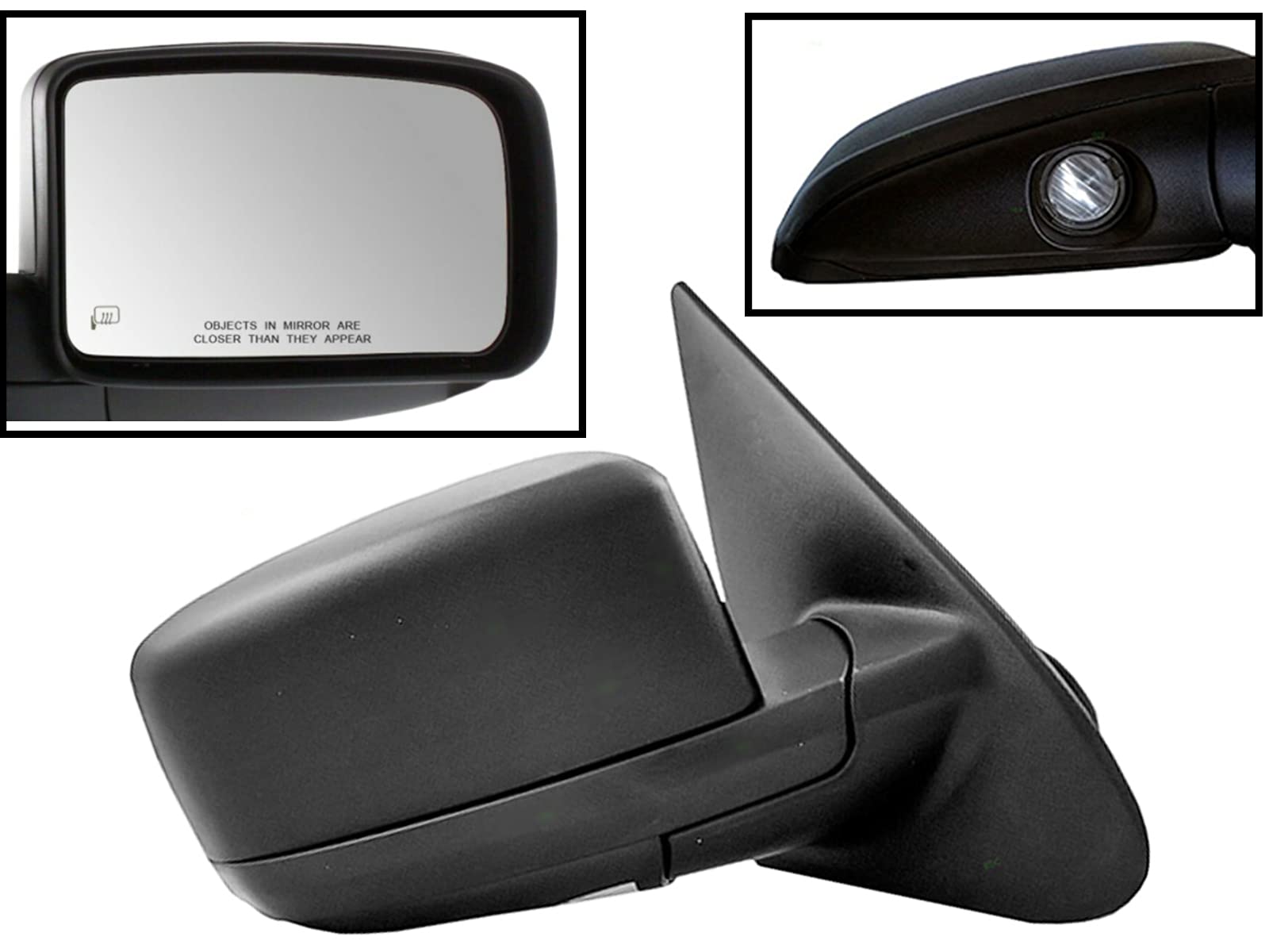 OE Replacement Ford Expedition Passenger Side Mirror Outside Rear View (Partslink Number FO1321249)