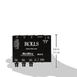 rolls, 3 3 Ch. Mic Mixer/Combiner (MX310)