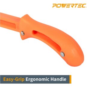 POWERTEC Magnetic Push Stick. Fits Table Saw, Router Table, Jointer. Ergonomic Design Handle Grip. Wood Pusher Reduces Kickback & Increases Safety for Wood working Accessories (71029)