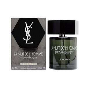 yves saint laurent la nuit de l'homme le parfum eau de parfum spray for men, 3.3 ounce