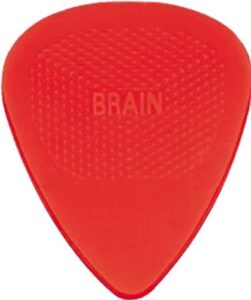 d'andrea snarling dog brain nylon guitar picks 72 pack refill (red, 0.73mm)