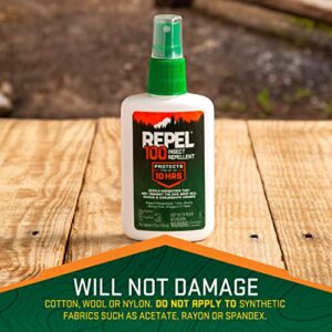 Repel 100 Insect Repellent, Pump Spray, 4-Fluid Ounces, 10-Hour Protection