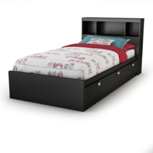 South Shore headboard, Twin, Pure Black