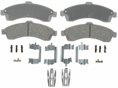 ACDelco Silver 14D882CH (19286140) Ceramic Front Disc Brake Pad Set with Hardware