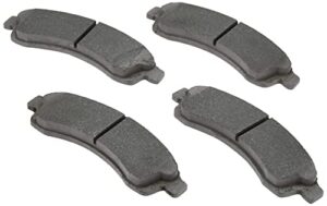 acdelco silver 14d882ch (19286140) ceramic front disc brake pad set with hardware