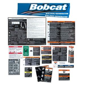 miller 219946 label kit for bobcat 250