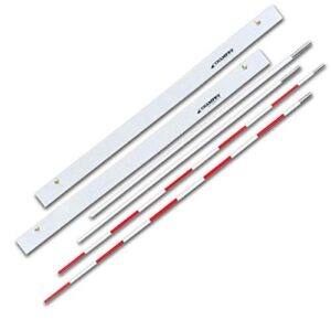 champro volleyball antenna with sleeve set (red/white)