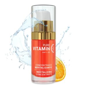 noche y dia vitamin c serum for mature skin - made in spain - anti aging formula hydrates, moisturizes, firms - targets sun spots, fine lines, wrinkles - 30ml (1.02 fl oz)