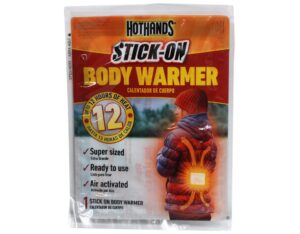 body warmer, 5 in. x 3-3/4 in.