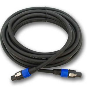 seismic audio - f12s25 - 25 foot speakon to speakon pa/dj speaker cable - 4 conductor - 12 guage