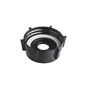 oster plástica com anel de vedação para liquidificadores, preto, 004902-011-013 plastic base with seal ring for blenders, black/black