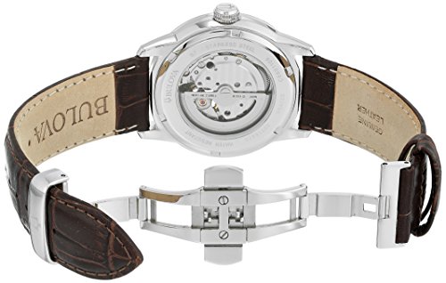 Bulova Men's 42mm Sutton Automatic Watch with 24-Hour Sub Dial, Exhibition Caseback, and Luminous Hands