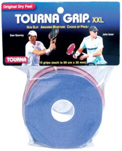 tourna grip, xxl, dry feel tennis grip (pack of 10)