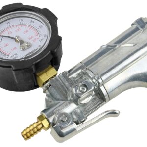 Mityvac MV8510 Silverline Elite Brake and Clutch Vacuum/Pressure Hand Pump for Performance Diagnostics, Brake Bleeding, Fluid Transfer, Evacuation, Windshield Repair, 2" Compound Gauge, Dual Converter