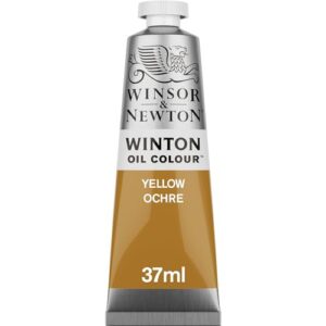 winsor & newton winton oil color, 37ml (1.25-oz) tube, yellow ochre