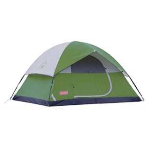 coleman 4-person sundome tent, palm green