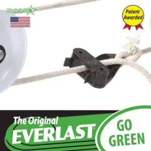 Everlast Pulleys #90 Line Tightener for Laundry Clothes Lines. Rust Proof for Rope Tensioning in Clothesline Loops, Single Line Clothes lines, and Other Cord Systems