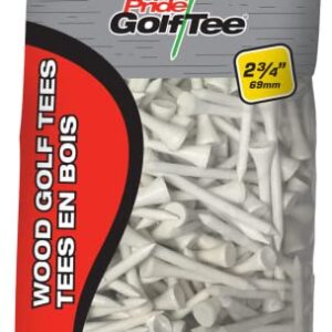 Pride Golf Tee, 2-3/4 inch Deluxe Tee , White