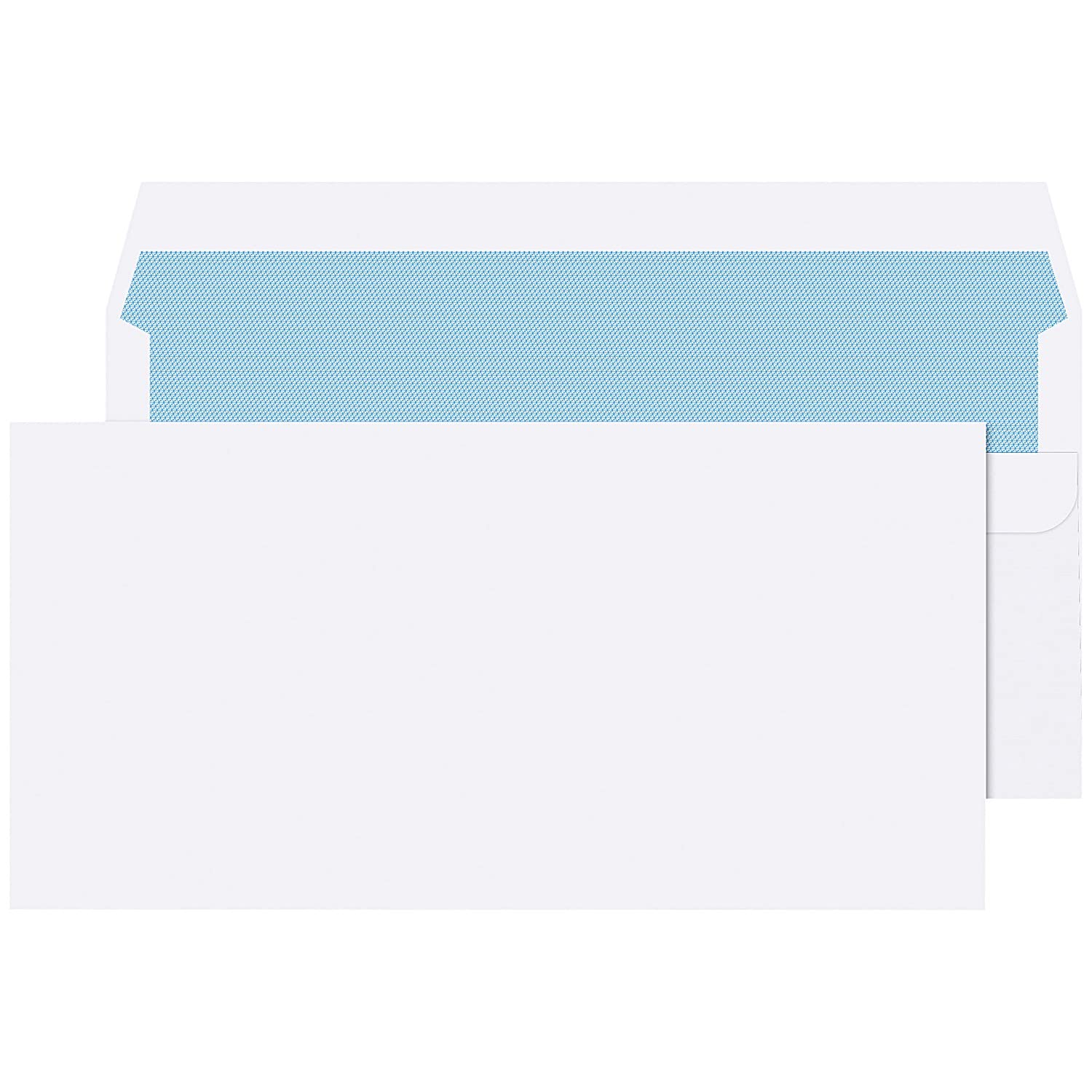 Q-Connect DL Envelope 100 gsm Plain Peel and Seal - White, Pack of 500