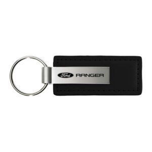 au-tomotive gold, inc. officially licensed black leather key fob for ford ranger