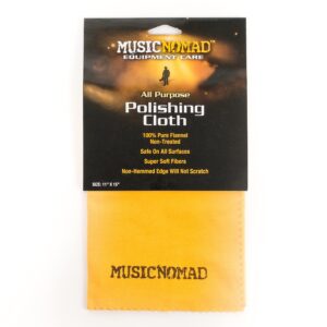 musicnomad mn200 all purpose non-treated flannel polishing cloth 11" x 15"