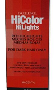 Loreal Excellence Hicolor Hilights Magenta 1.2 Ounce (Pack of 3)