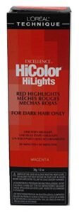 loreal excellence hicolor hilights magenta 1.2 ounce (pack of 3)