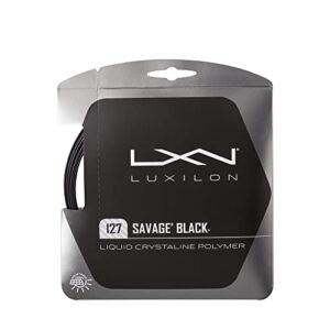 luxilon savage 127 tennis string - set, black