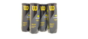 wilson new us open x duty tennis balls 4-3 packs ylw