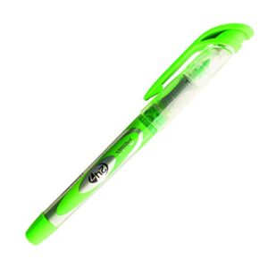 pentel 24/7 chisel tip liquid highlighter, light green ink, box of 12 (sl12-k)