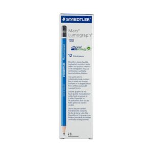 staedtler mars lumograph pencil 2b - box of 12