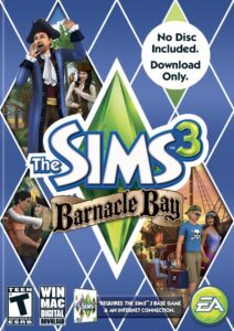 the sims 3: barnacle bay [download code only, no disc included] - pc/mac