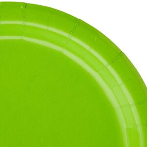 Creative Converting 24 Count Touch of Color Paper Dessert Plates, Fresh Lime