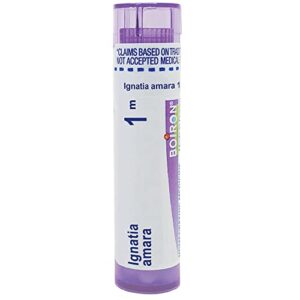 boiron ignatia amara 1m md 80 pellets for apprehension, hypersensitivity to stress