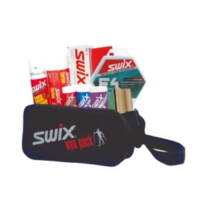 swix cross country wax kit, 9-piece, 12 x 8-inch