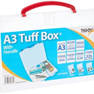 Tiger 301361 A3 Tuff Box, Assorted handle, White