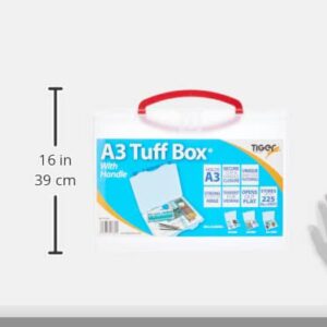 Tiger 301361 A3 Tuff Box, Assorted handle, White