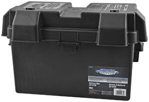 shoreline marine battery box with cover