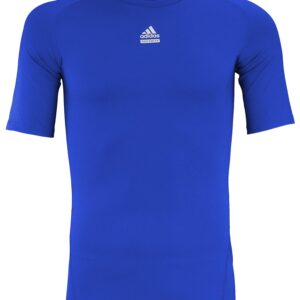 adidas Techfit Fitted Short Sleeve Top - Men's Multi-Sport L Collegiate Royal